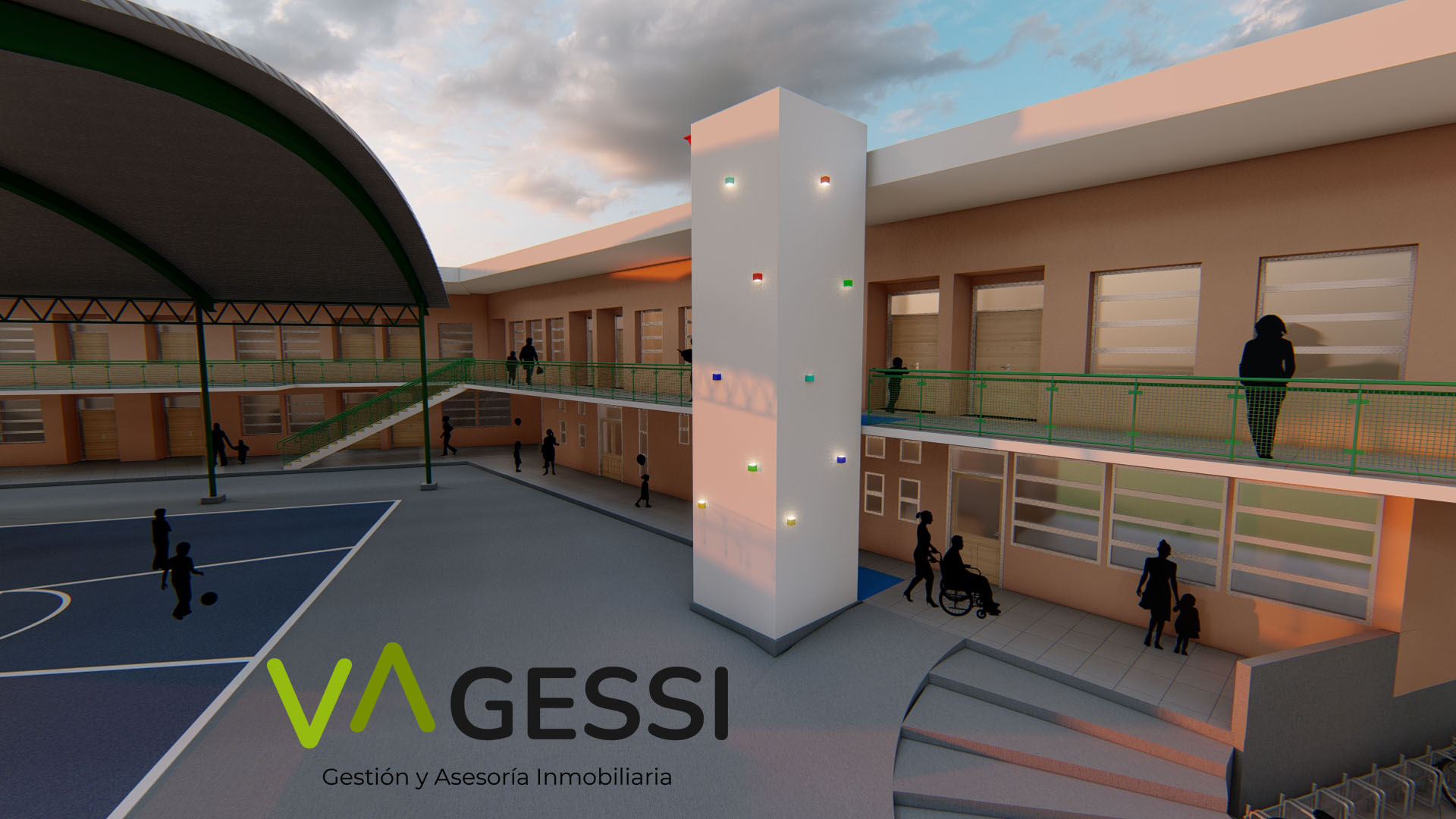 Ascensor de Accesibilidad Universal Colegio en Coquimbo - Vagessi